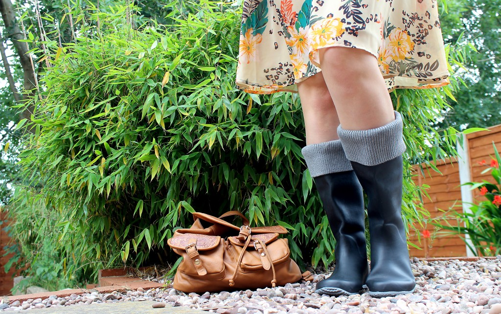 Butterfly Twists Fold Up Wellies | This Year's Festival Essential