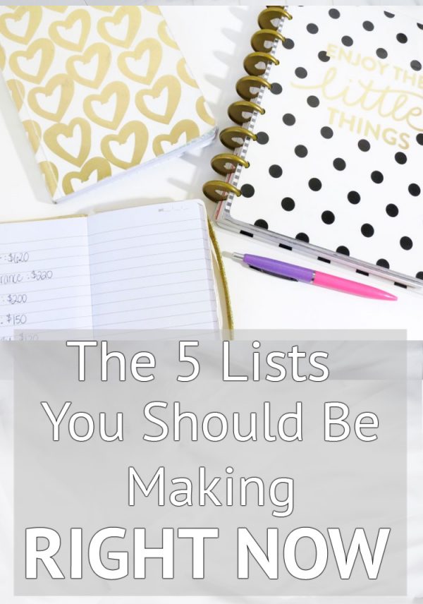 5 Lists You Can Write To Help You Feel Happier | xameliax