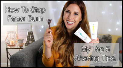 How To Stop Shaving Rash | My Top 5 Shaving Tips | xameliax